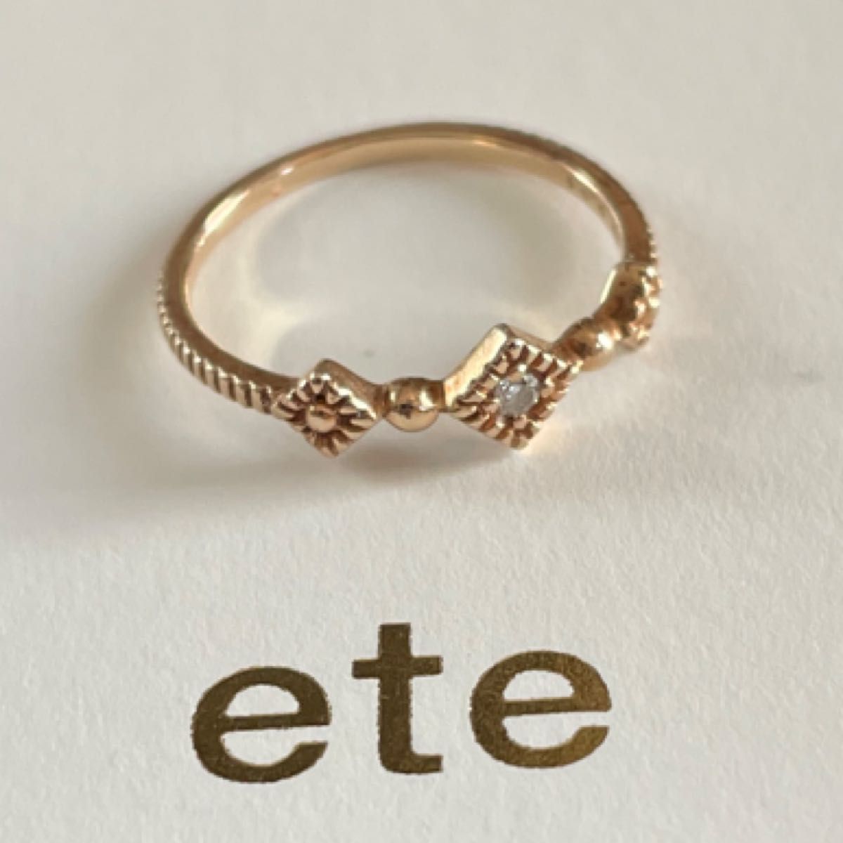 ete エテ K10 YG ダイヤモンドリング イエローゴールド|Yahoo ete エテ K10 YG ダイヤモンドリング イエローゴールド|Yahoo