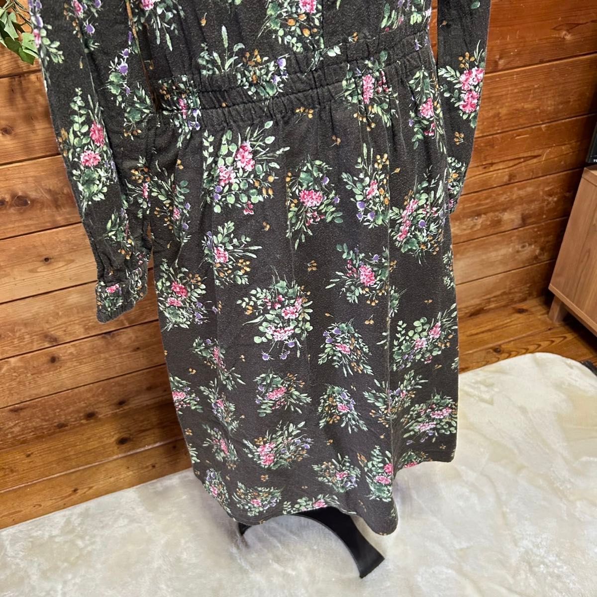 感謝sale 5382 SM2 ゆったり&可愛いワンピース 花柄 綿起毛 感謝sale 5382 SM2 ゆったり&可愛いワンピース 花柄 綿起毛