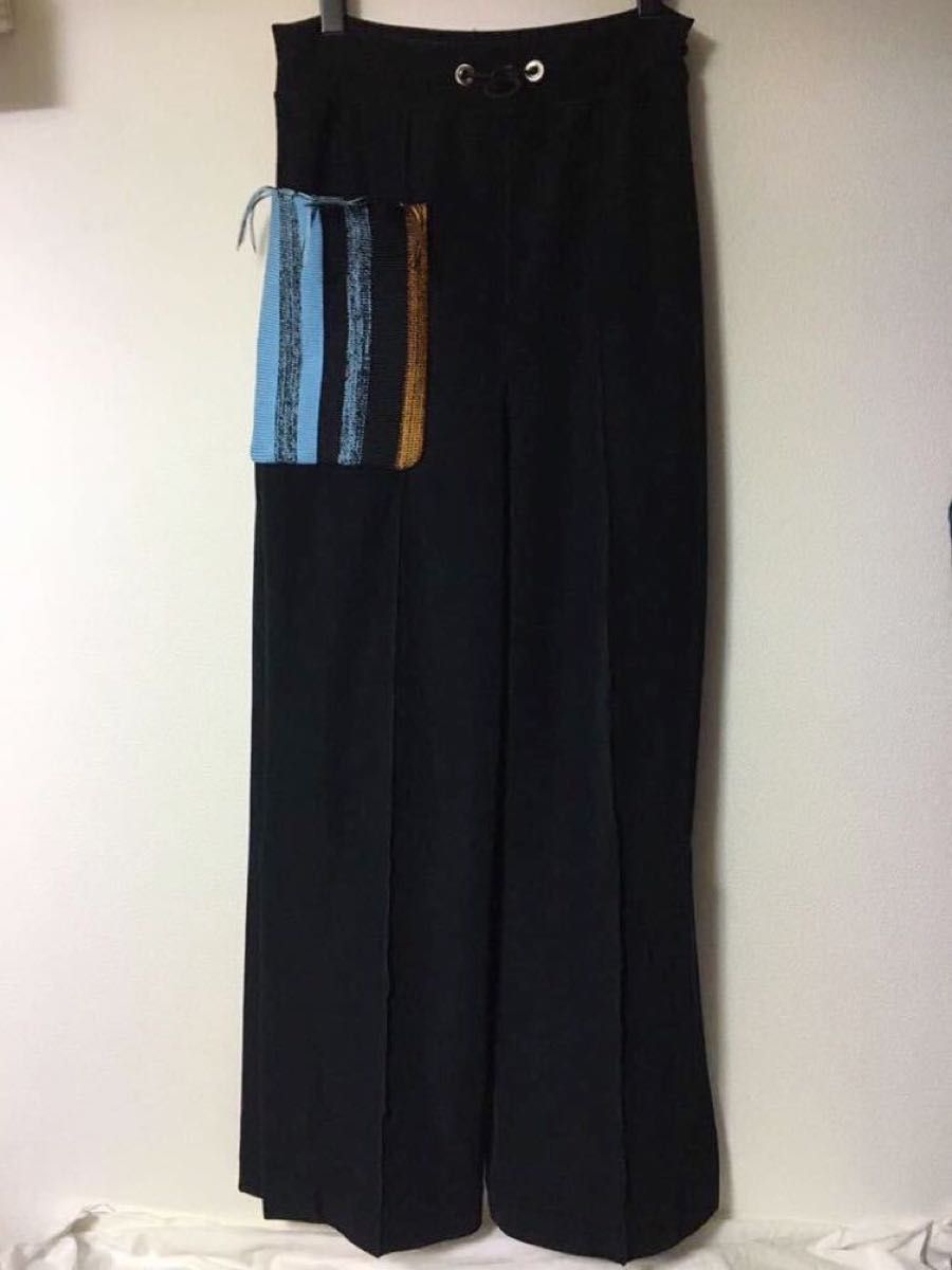 TOGA PULLA 22SS ピケジャージーパンツ ストライプポケット TOGA PULLA 22SS ピケジャージーパンツ ストライプポケット