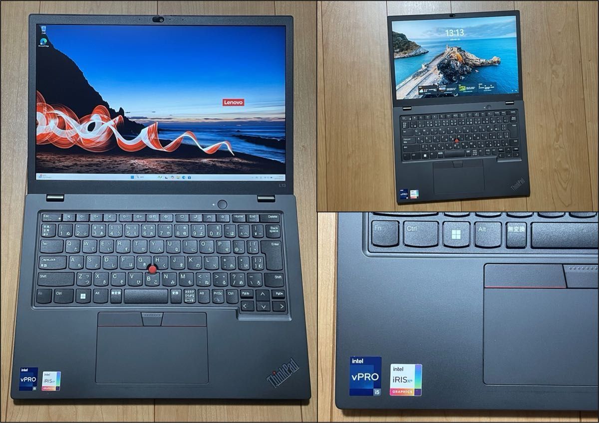 ThinkPad L13 Gen3(i5-1245U/16GB/SSD512GB/WUXGA/IRカメラ ThinkPad L13 Gen3(i5-1245U/16GB/SSD512GB/WUXGA/IRカメラ