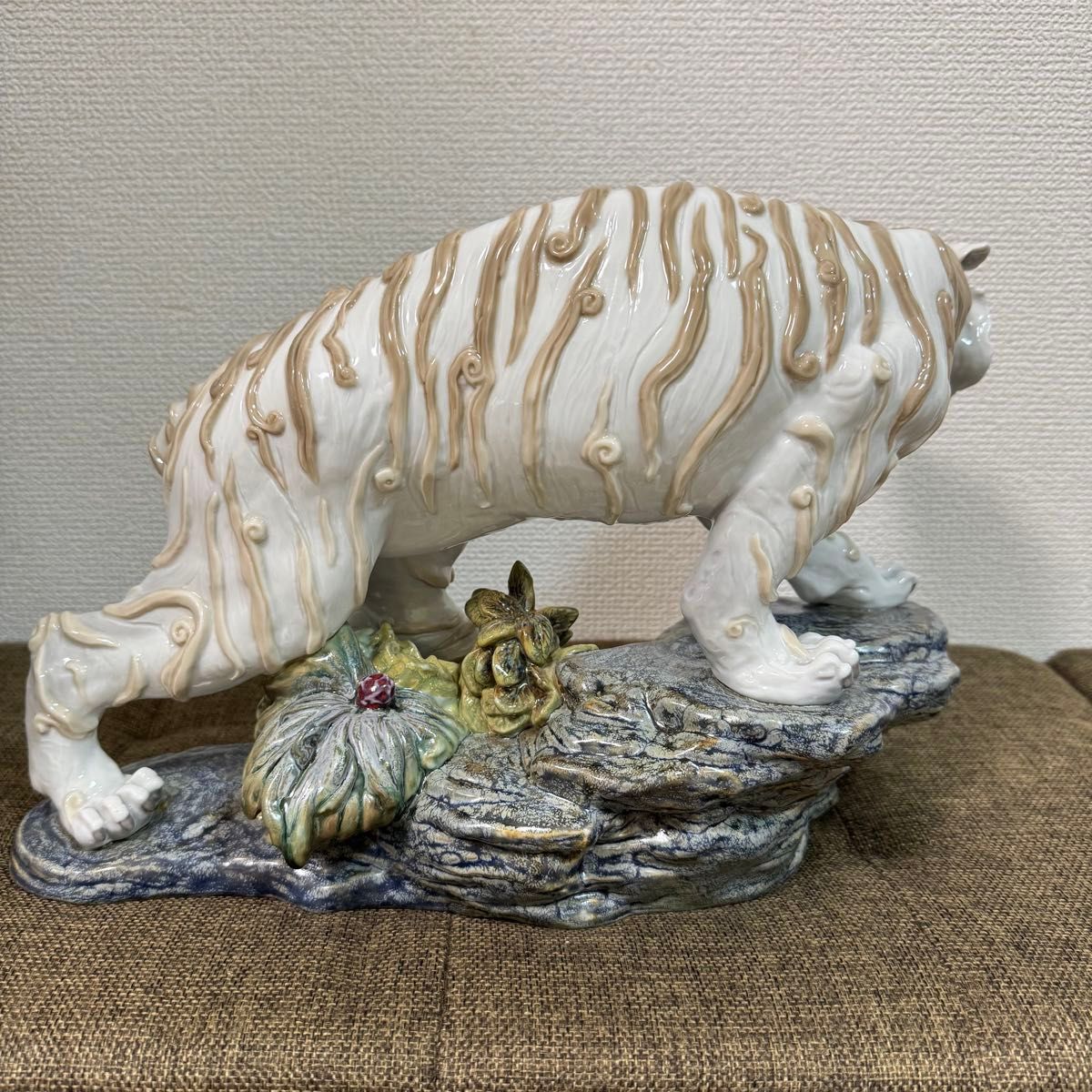 LLADRO リアドロ 四神 白虎 大型 スタチュー 置物 訳あり 大特価 LLADRO リアドロ 四神 白虎 大型 スタチュー 置物 訳あり 大特価