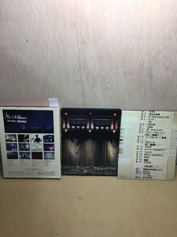 Yahoo!オークション - 3308 Mr.Children TOUR 2011 “SENSE”【Blu-ray...