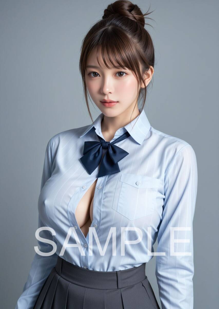 Yahoo!オークション - 1点物 美女 可愛い A4 AI ポスター アダルト 着...