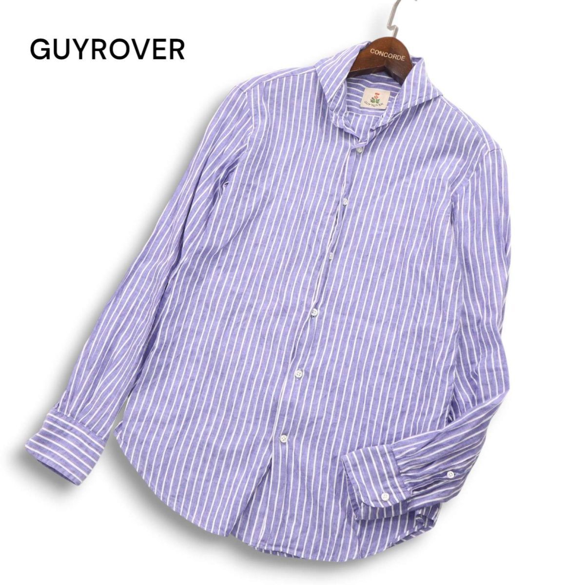 Yahoo!オークション - イタリア製 GUYROVER ギローバー 春夏 長袖 リネ...