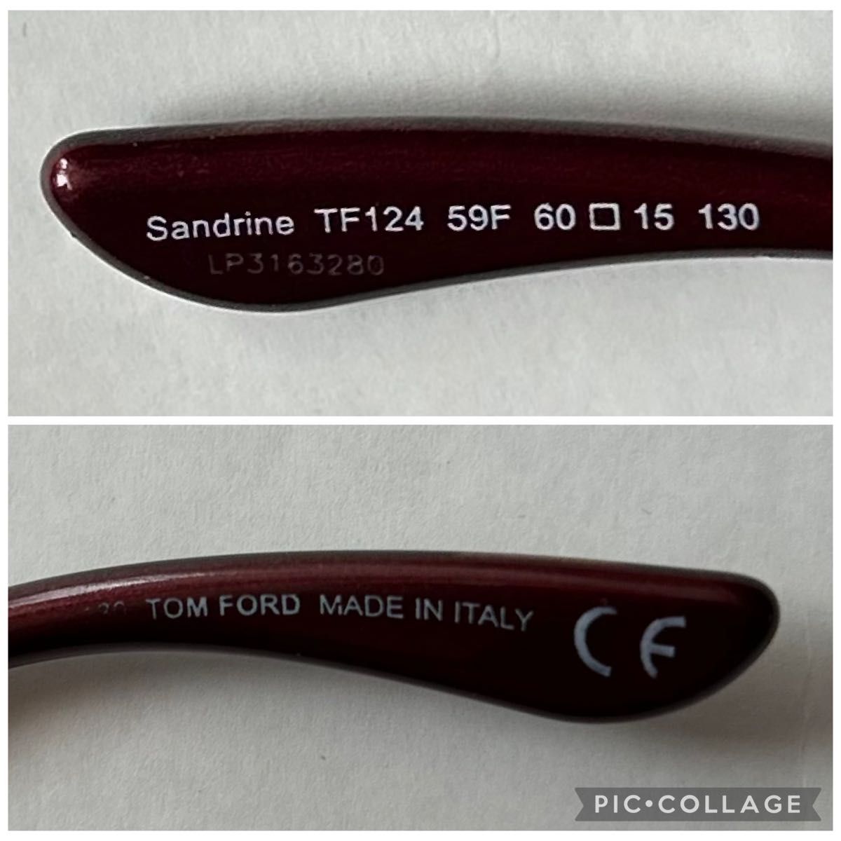 TOMFORDトムフォードSandrineTF124 サングラス(ブラウン系 TOMFORDトムフォードSandrineTF124 サングラス(ブラウン系