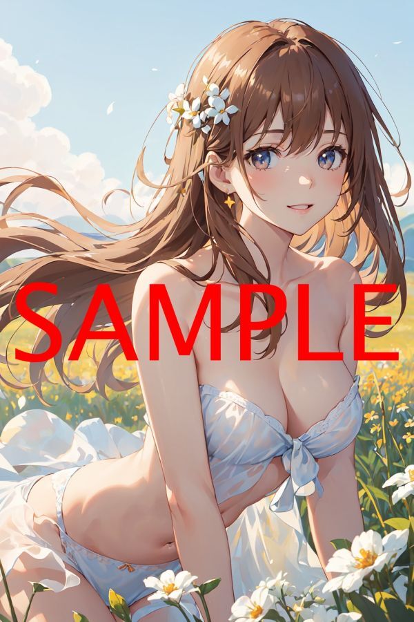 Yahoo!オークション - N-(1325)オリジナル 美少女 アニメ イラストアー...