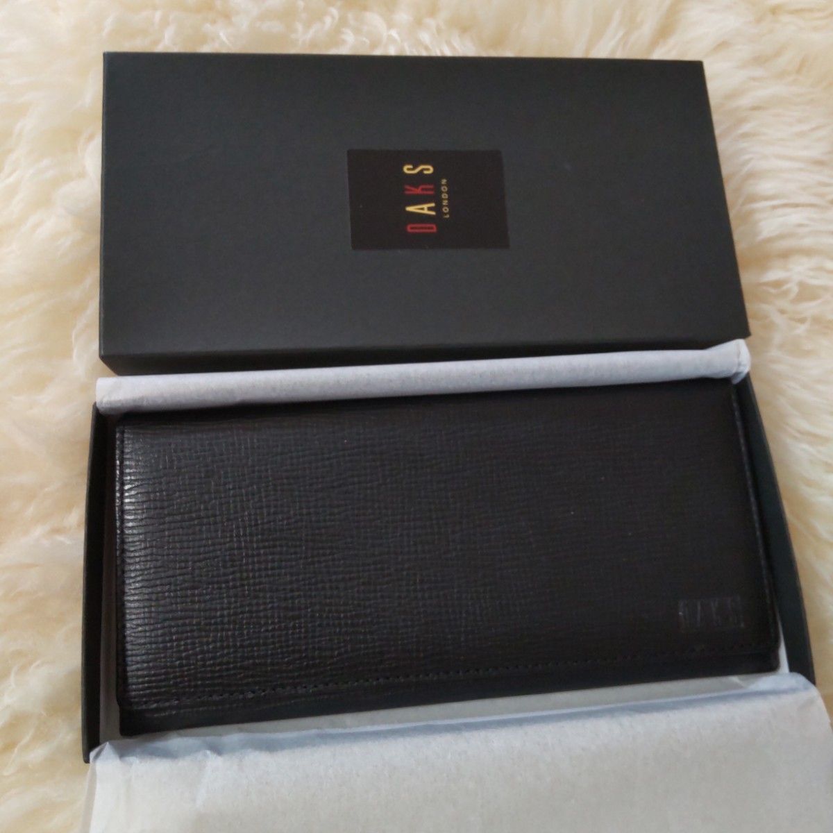 DAKSダックス長財布 レザー ブラック 未使用 財布 バイ DAKSダックス長財布 レザー ブラック 未使用 財布 バイ
