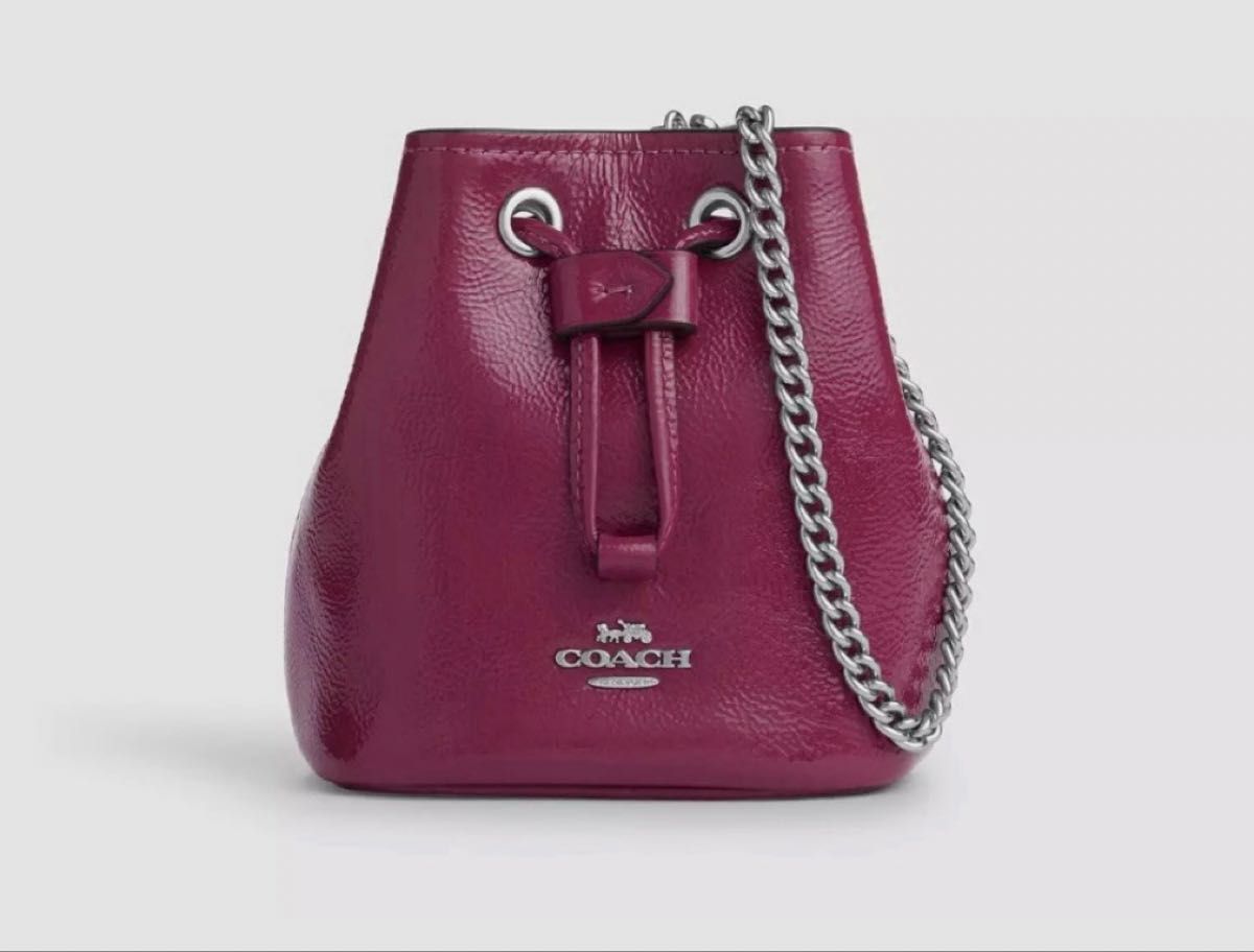 coach コーチ オリジナル CZ028 レッド/ローズ ミニバケット coach コーチ オリジナル CZ028 レッド/ローズ ミニバケット