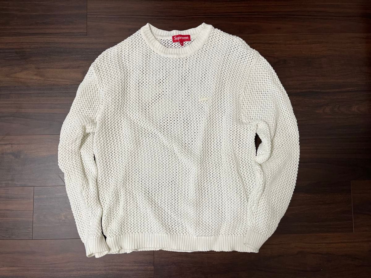 supreme Open Knit Small Box Sweater M 白|Yahoo!フリマ(旧 supreme Open Knit Small Box Sweater M 白|Yahoo!フリマ(旧