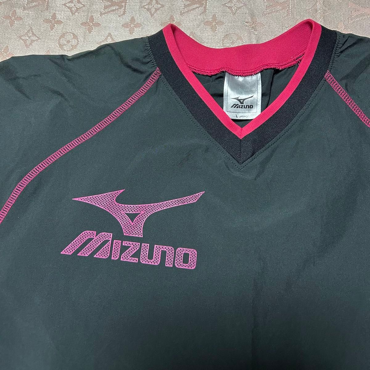 Mizuno ミズノ バレーボール ピステ 練習着 半袖 サイズL Mizuno ミズノ バレーボール ピステ 練習着 半袖 サイズL