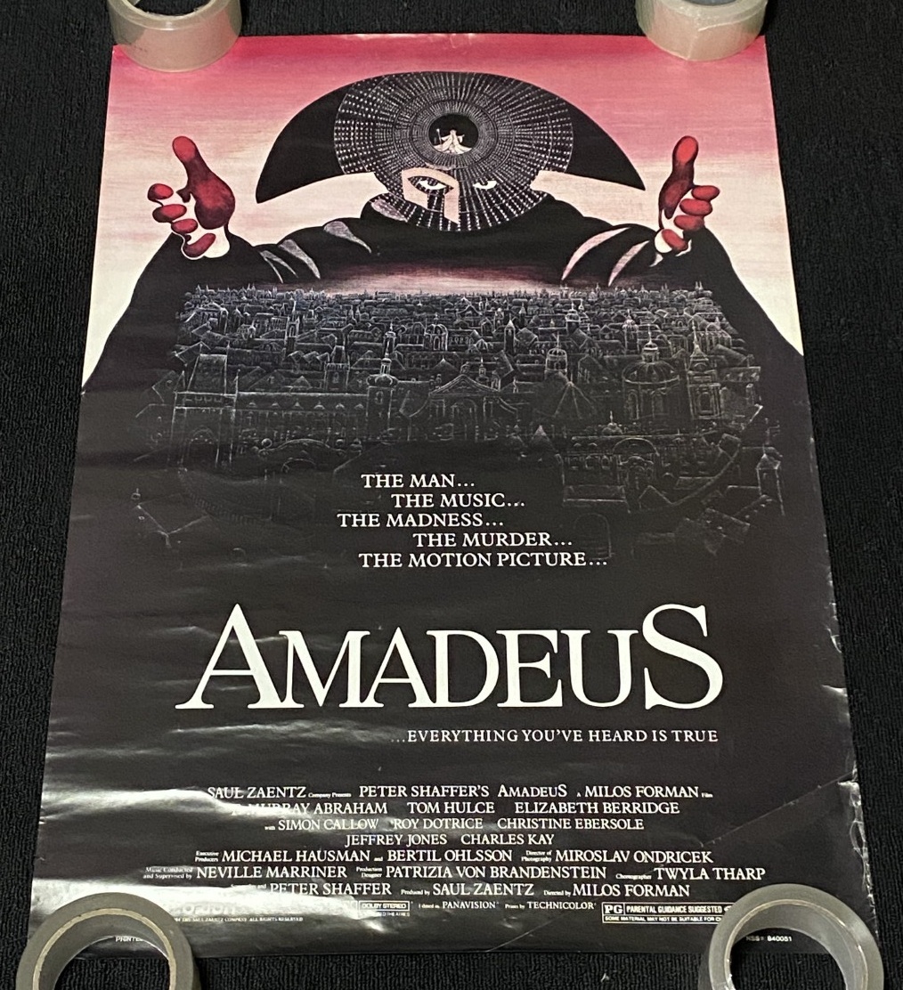 Yahoo!オークション - 8386/ 映画 AMADEUS アマデウス ポスター / 洋版...