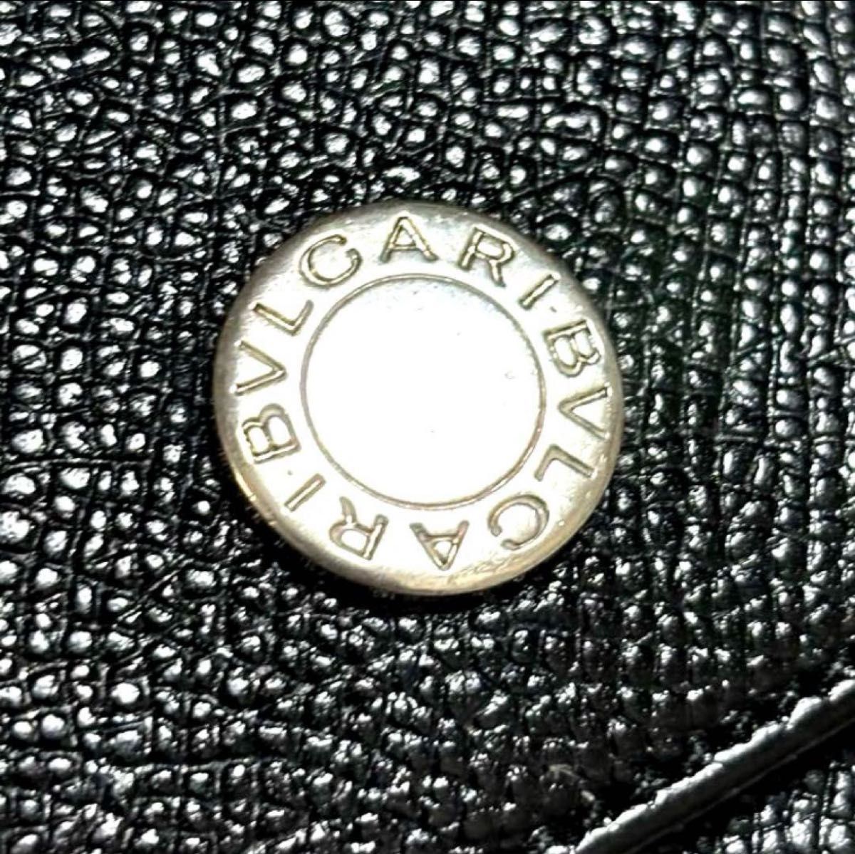 美品 BVLGARI ブルガリ 黒ブラック グレインレザー ビーゼロワン 美品 BVLGARI ブルガリ 黒ブラック グレインレザー ビーゼロワン
