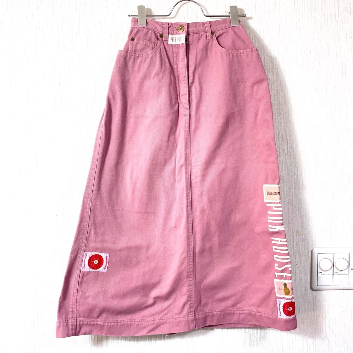 人 気PINK HOUSE ピンクハウス ワッペンスカート Aライン|Yahoo 人 気PINK HOUSE ピンクハウス ワッペンスカート Aライン|Yahoo
