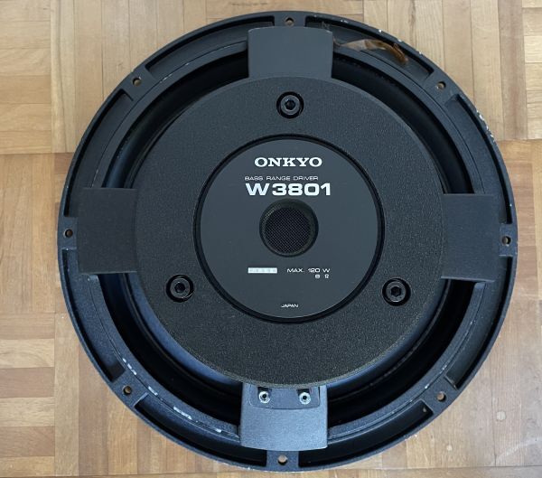 Yahoo!オークション - 0z1k54-050 ONKYO 38㎝ ウーファーユニット W380...