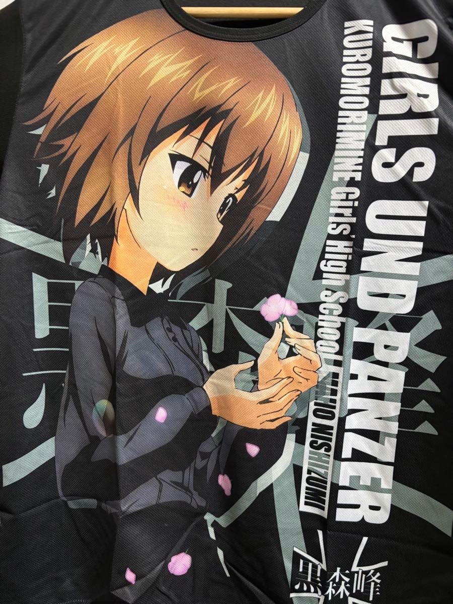 Lサイズ ガールズ&パンツァー Tシャツ 黒森峰女学院 西住まほ T Lサイズ ガールズ&パンツァー Tシャツ 黒森峰女学院 西住まほ T