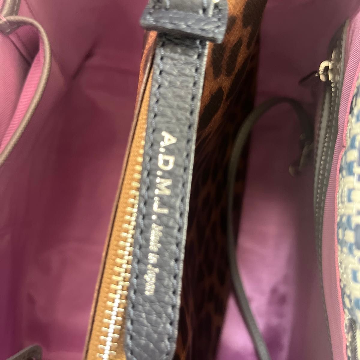 売り切り価格【未使用】A D M J ファンシーツイード トート 売り切り価格【未使用】A D M J ファンシーツイード トート