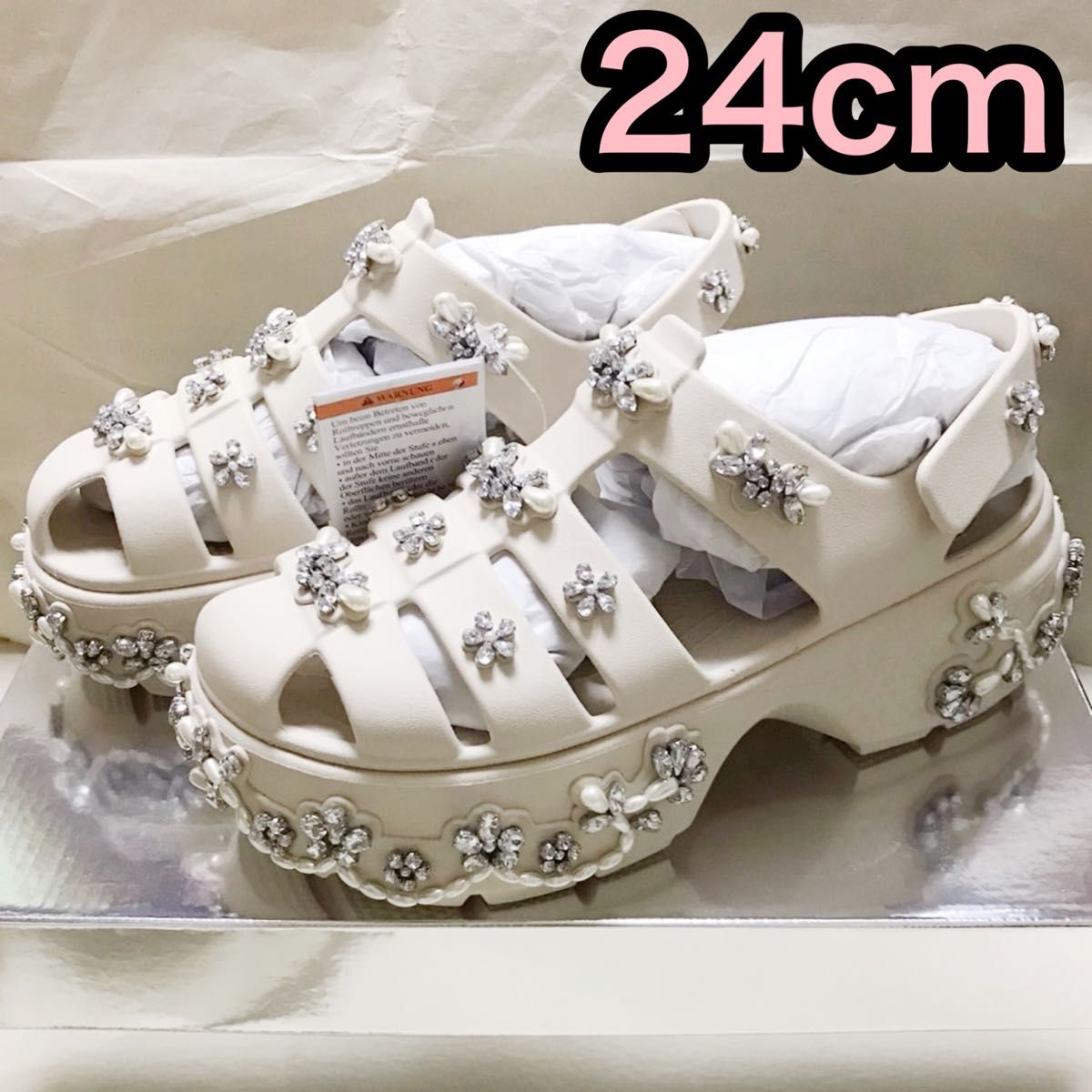 SIMONE ROCHA × Crocs Stomp Fisherman 厚底 白|Yahoo!フリマ SIMONE ROCHA × Crocs Stomp Fisherman 厚底 白|Yahoo!フリマ