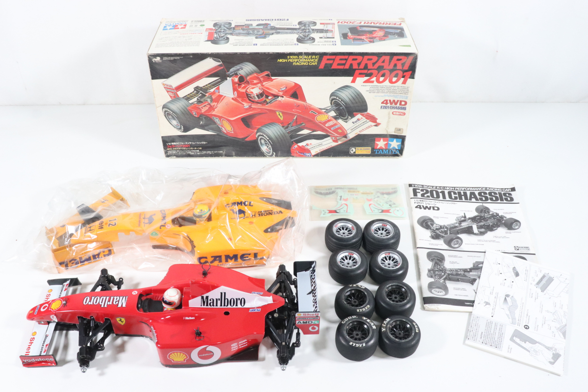【樂淘letao】日本代購代標第一品牌－TAMIYA FERRARI タミヤ F2001 4WD F201 CHASSIS 電動RC 1/10 フェラーリ_HJL_C0416-J029