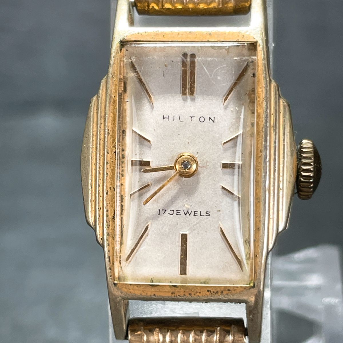 HILTON ヒルトン 腕時計 アナログ 手巻き シルバー文字盤 HILTON ヒルトン 腕時計 アナログ 手巻き シルバー文字盤