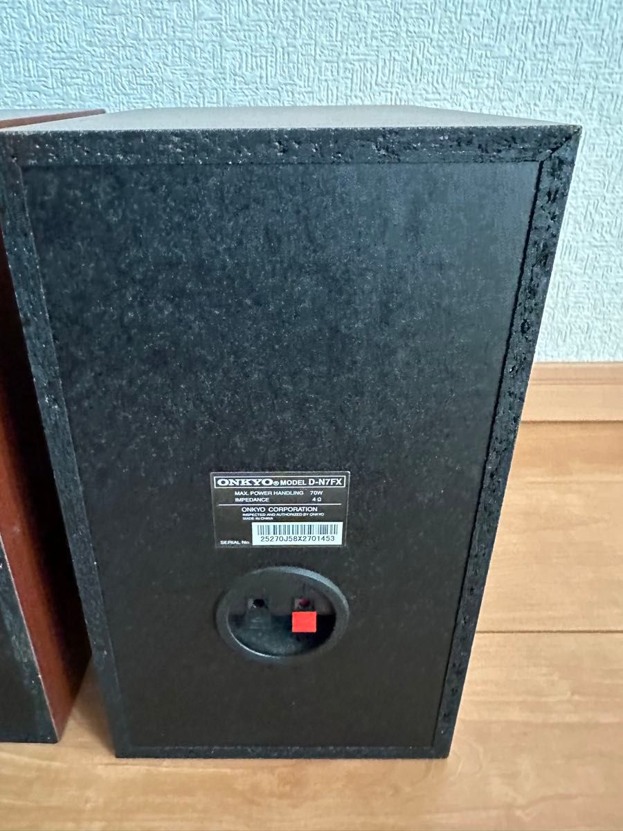 動作未確認 ONKYO D-N7FX システムコンポ 左右スピーカーのみ 動作未確認 ONKYO D-N7FX システムコンポ 左右スピーカーのみ