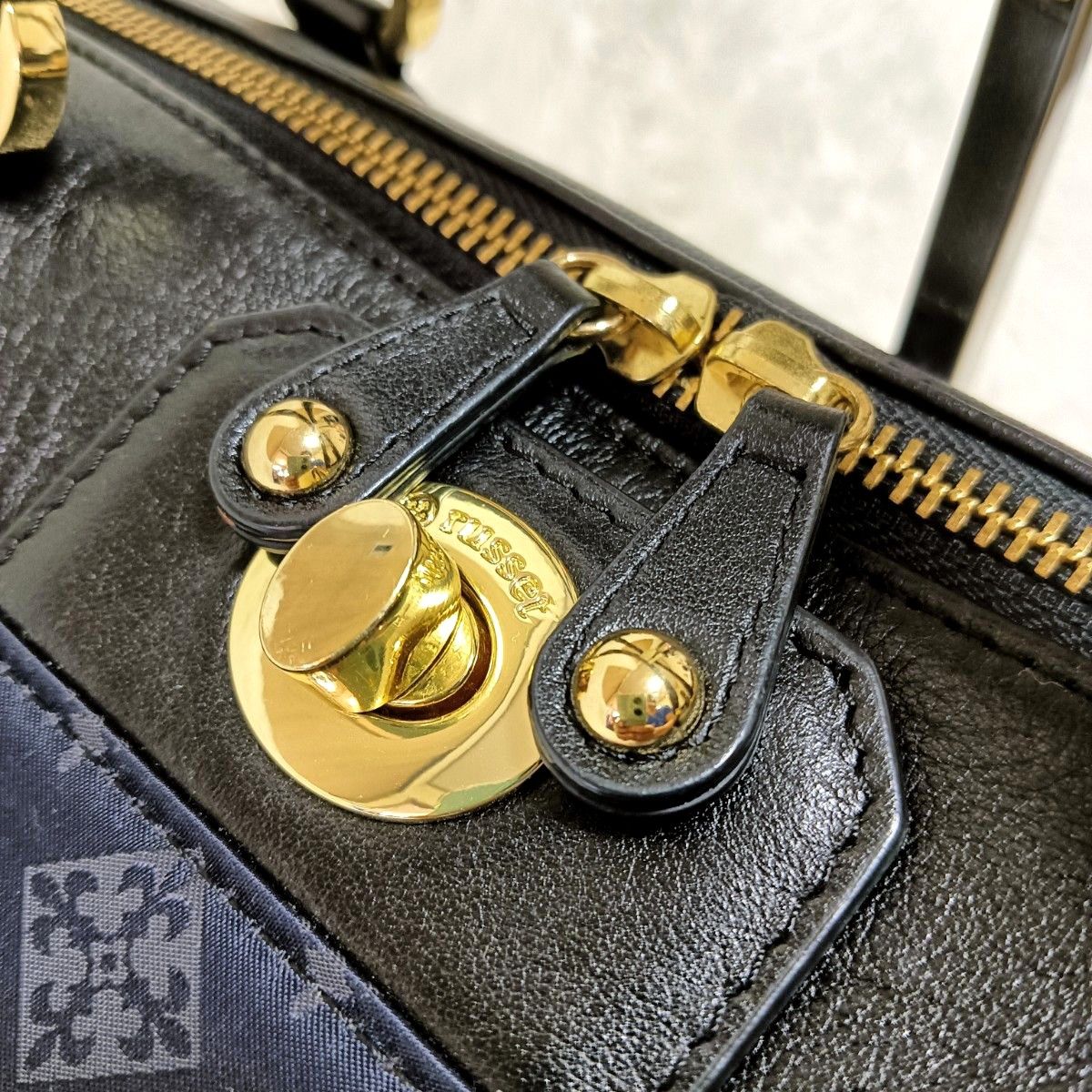 未使用級極美品】russet ラシット 2WAY ボストンバッグ 未使用級極美品】russet ラシット 2WAY ボストンバッグ