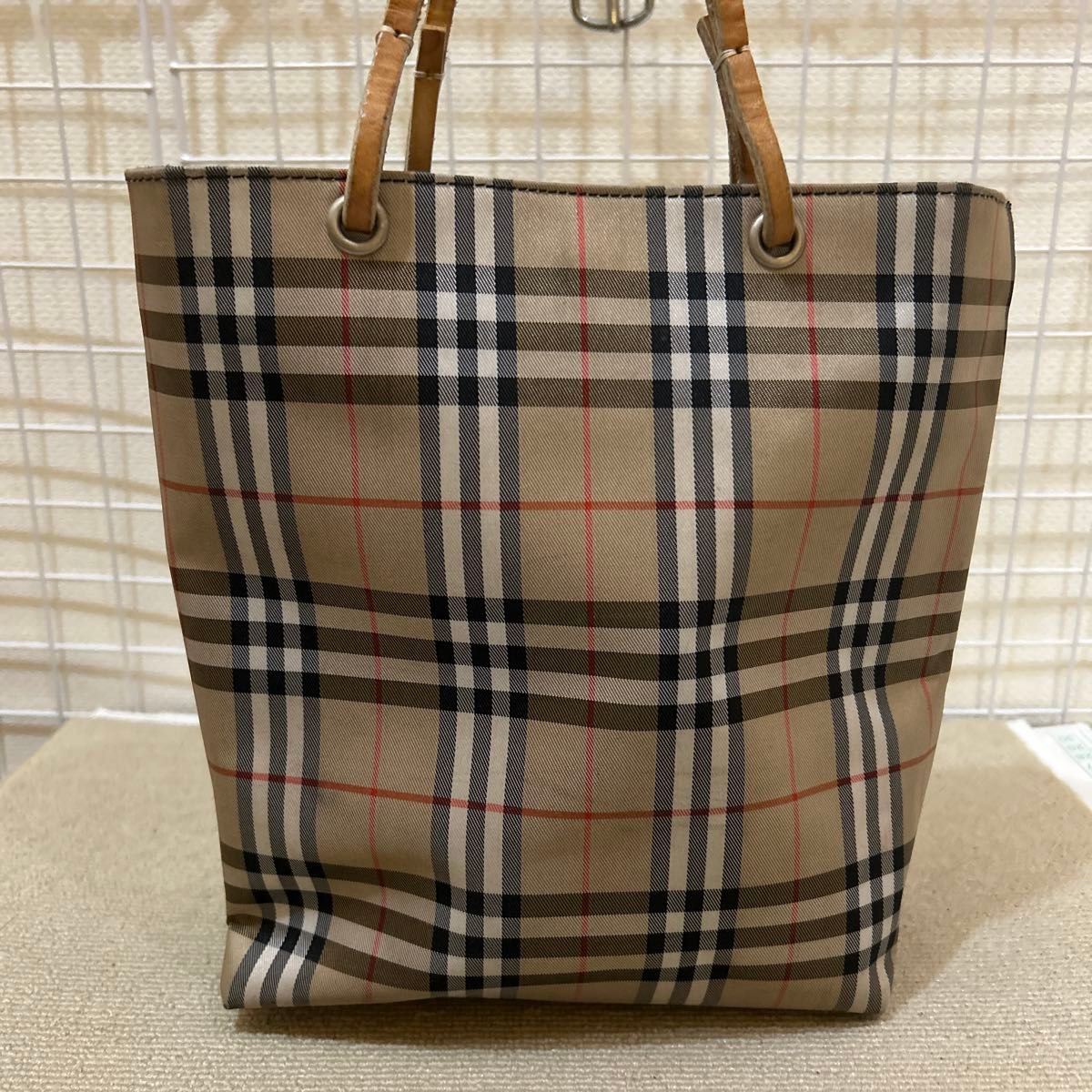 まあまあ美品】 BURBERRY バーバリー ノバチェック トートバッグ まあまあ美品】 BURBERRY バーバリー ノバチェック トートバッグ