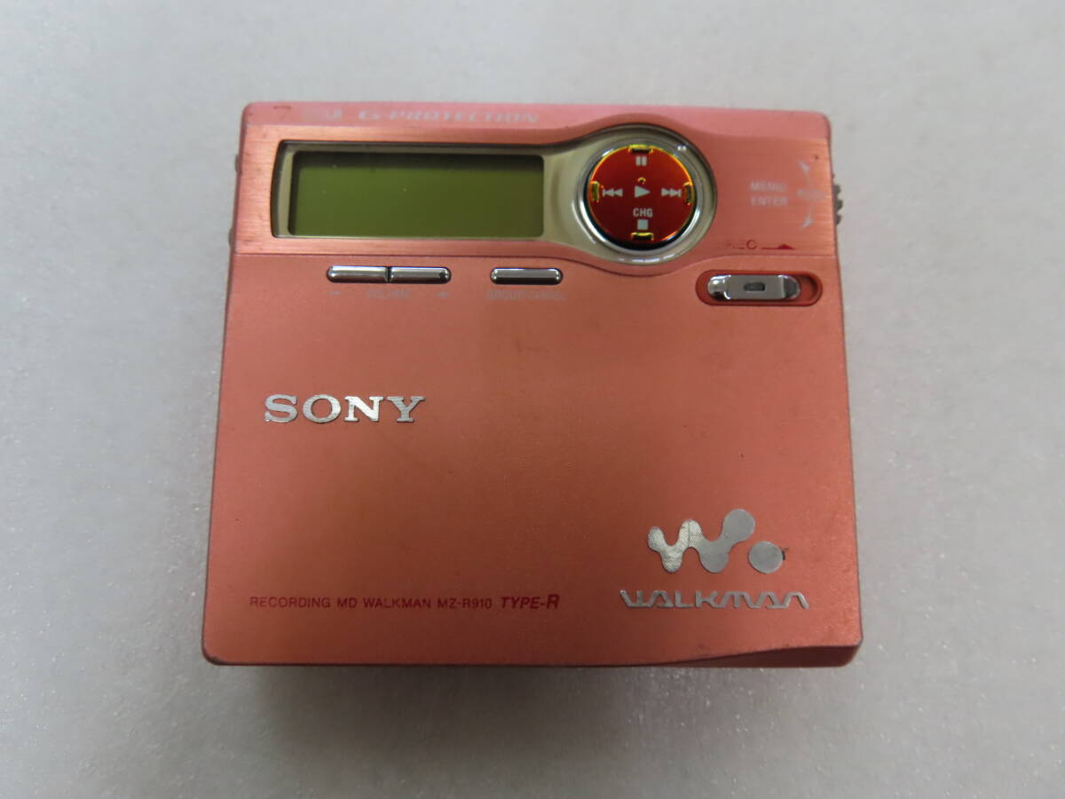 Yahoo!オークション - ジャンク SONY MZ-R910 ポータブル MD WALKMAN ...