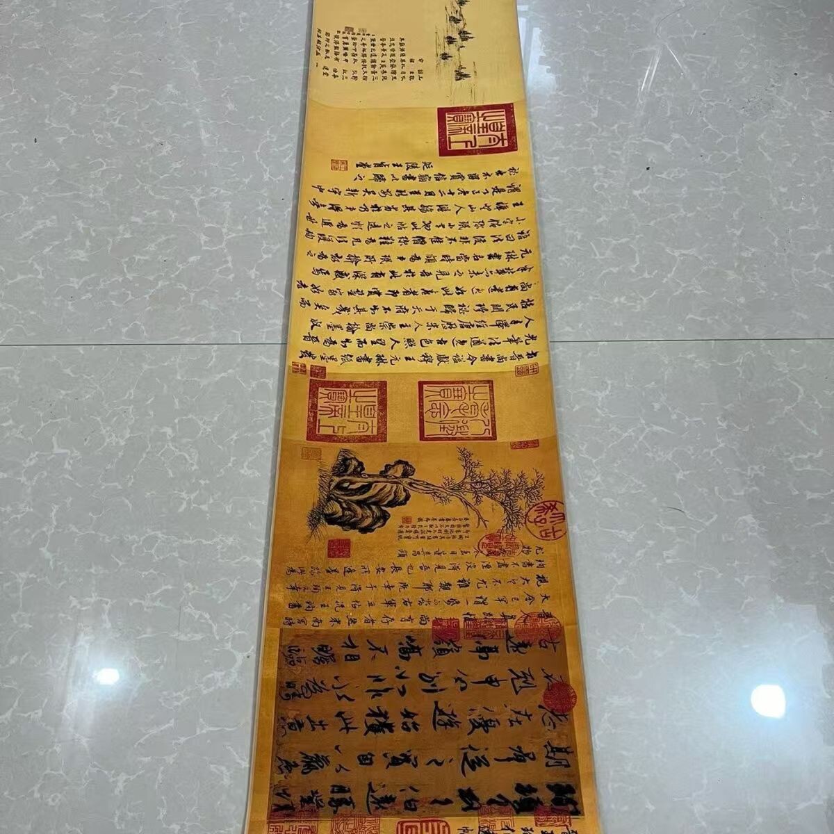 Yahoo!オークション - j441中国古玩 旧家収蔵 王珣 伯遠 帖 寸法 220 3...