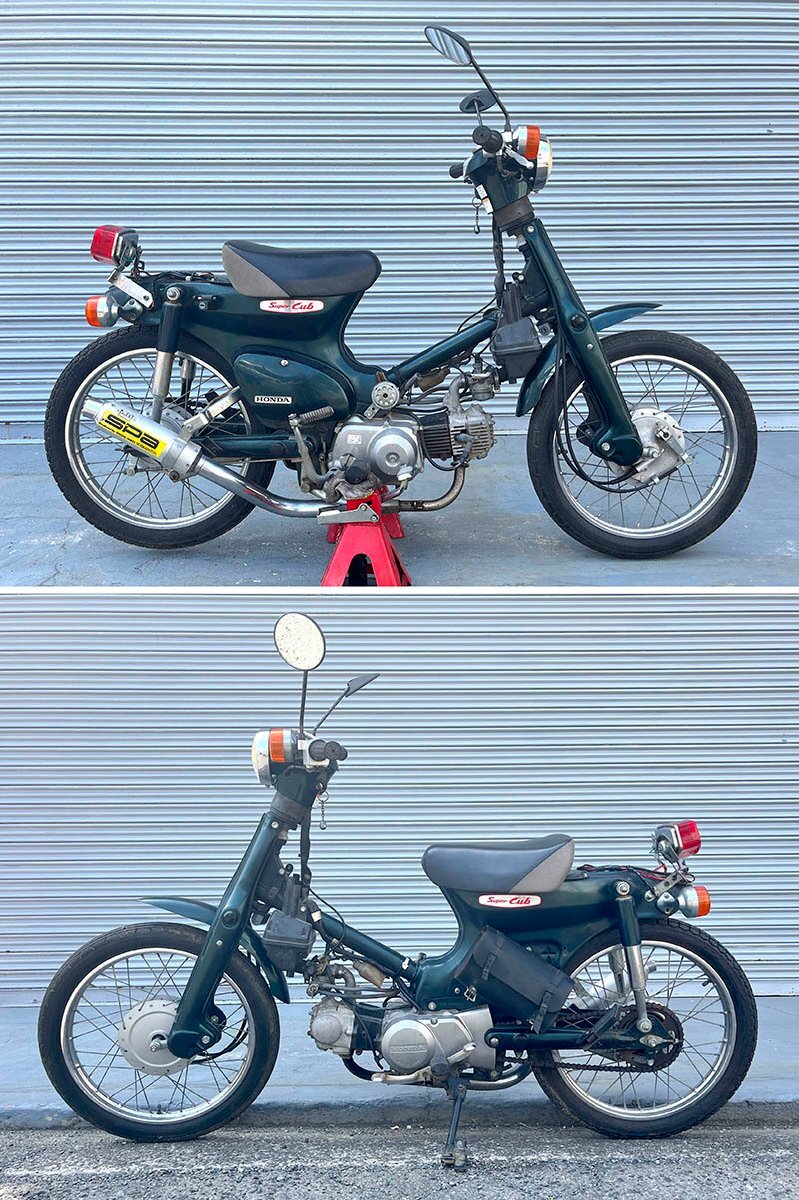 Yahoo!オークション - スーパーカブ90 HA02 メインステップ&サイドスタ...