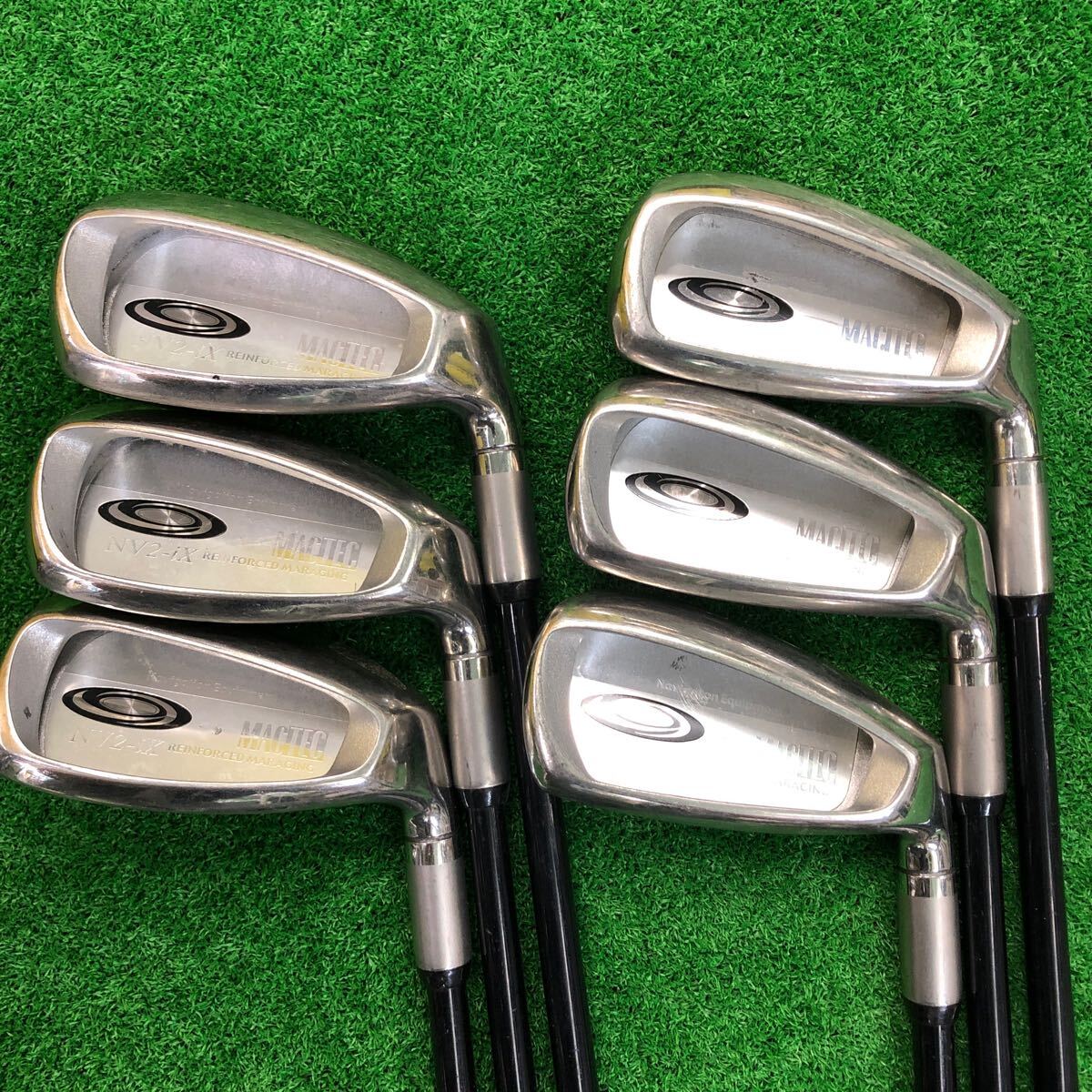 Yahoo!オークション - マグレガー NV2 ix 6本(カーボンシャフトRフレッ...