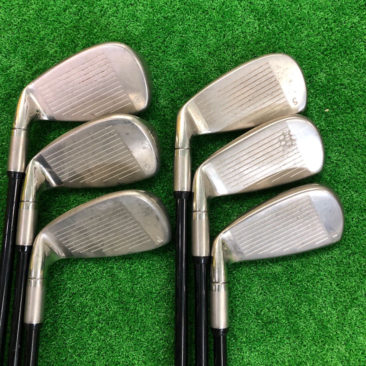 Yahoo!オークション - マグレガー NV2 ix 6本(カーボンシャフトRフレッ...