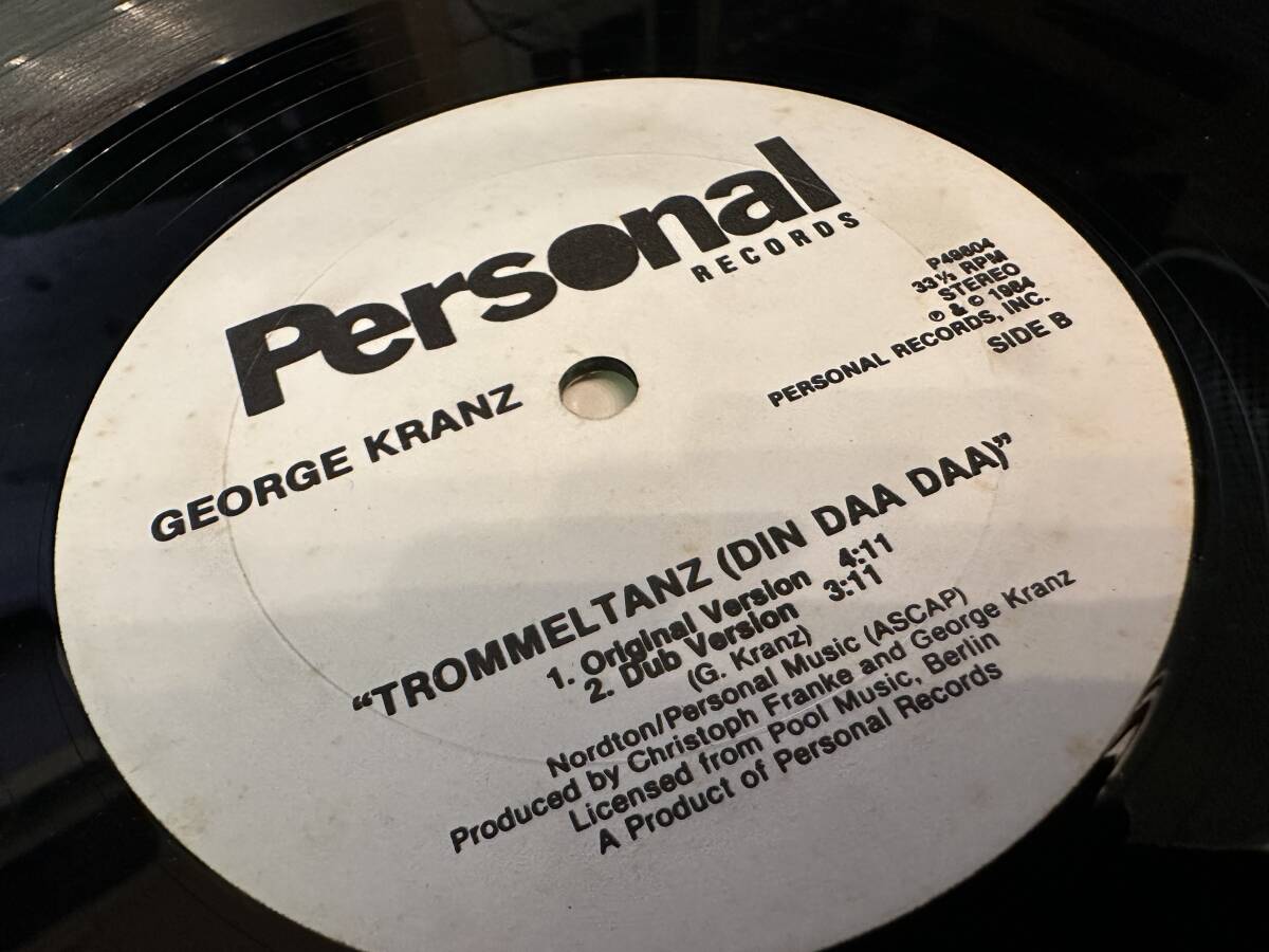 Yahoo!オークション - 12” George Kranz / Trommeltanz (Din Daa Daa)...