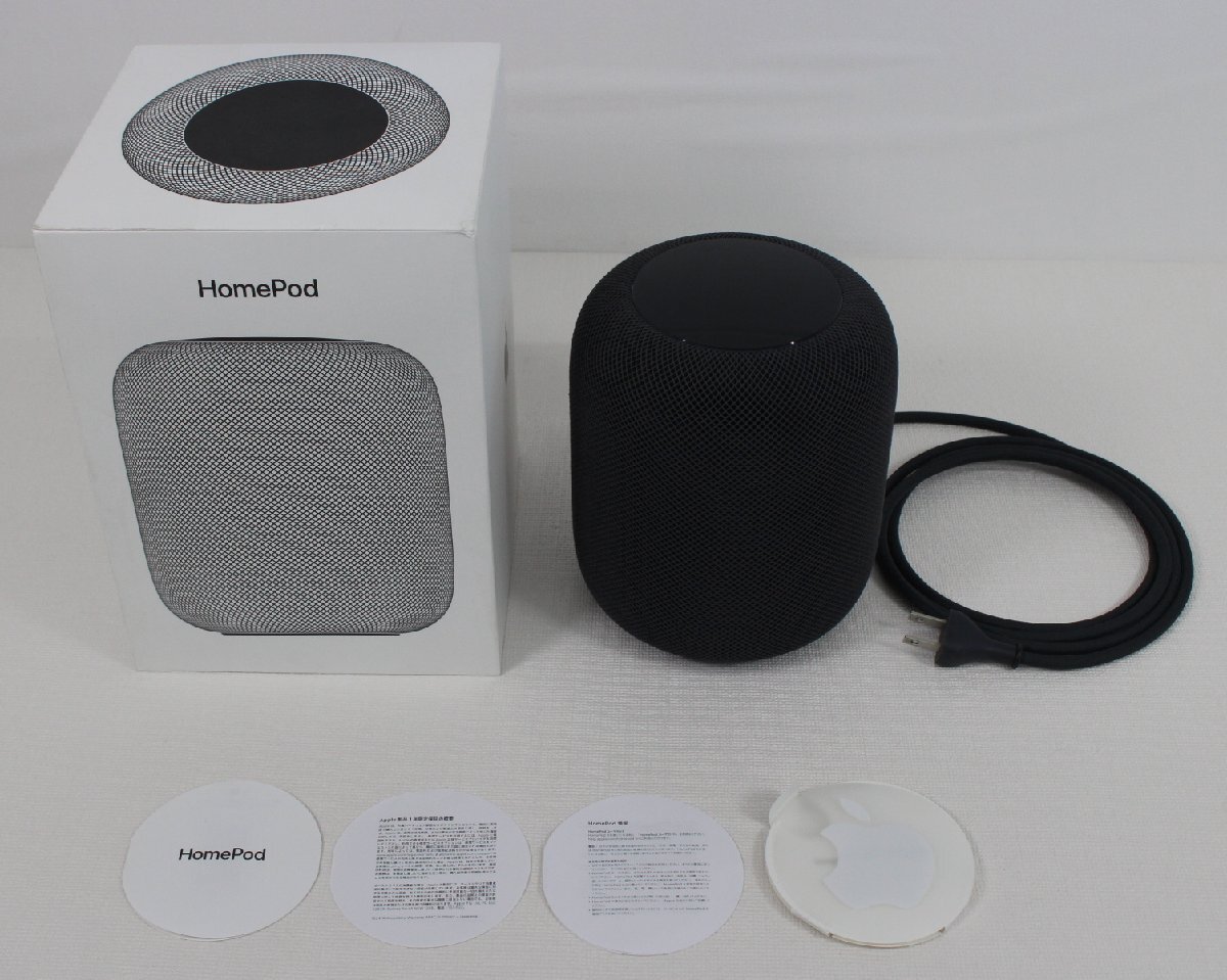 Yahoo!オークション - 現状品 Apple HomePod スペースグレイ A1639 MQ...