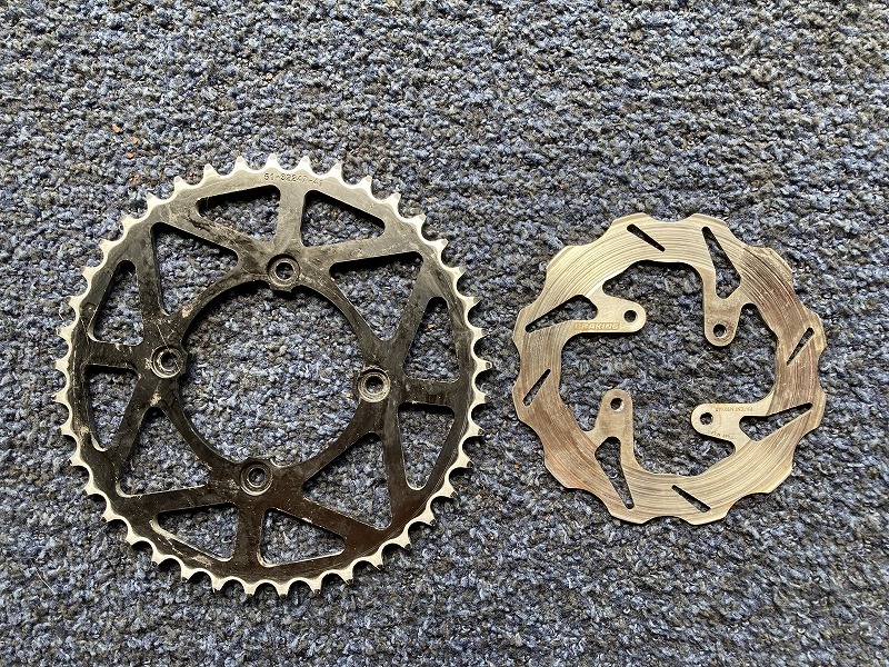 Yahoo!オークション - RTL260F・コタ4RT用 リアスプロケット&ディスク...