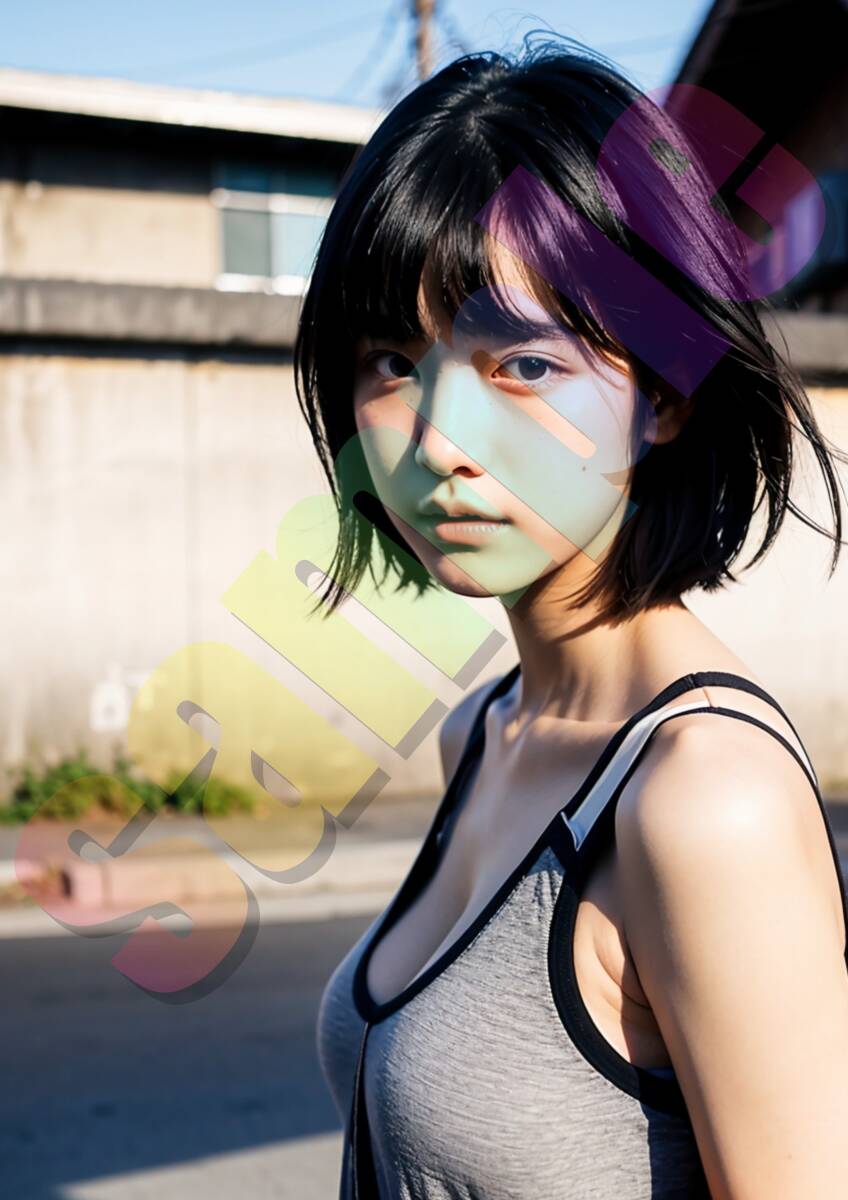 Yahoo!オークション - 【露出】 痴女 AI美女 美少女 アイドル グラビ...