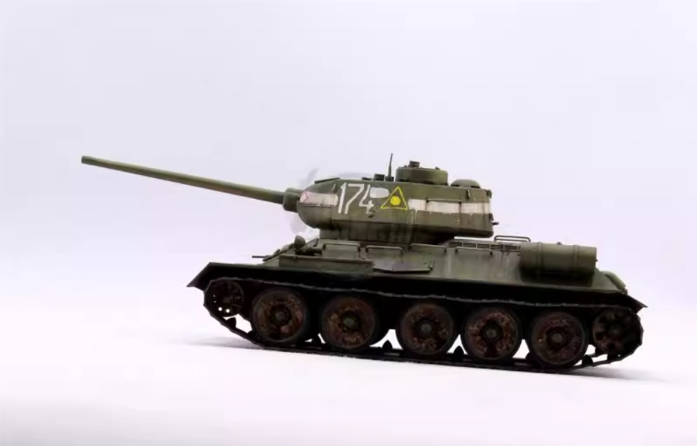 Yahoo!オークション - 1/35 ソビエト T-3485 戦車 組立塗装済完成品
