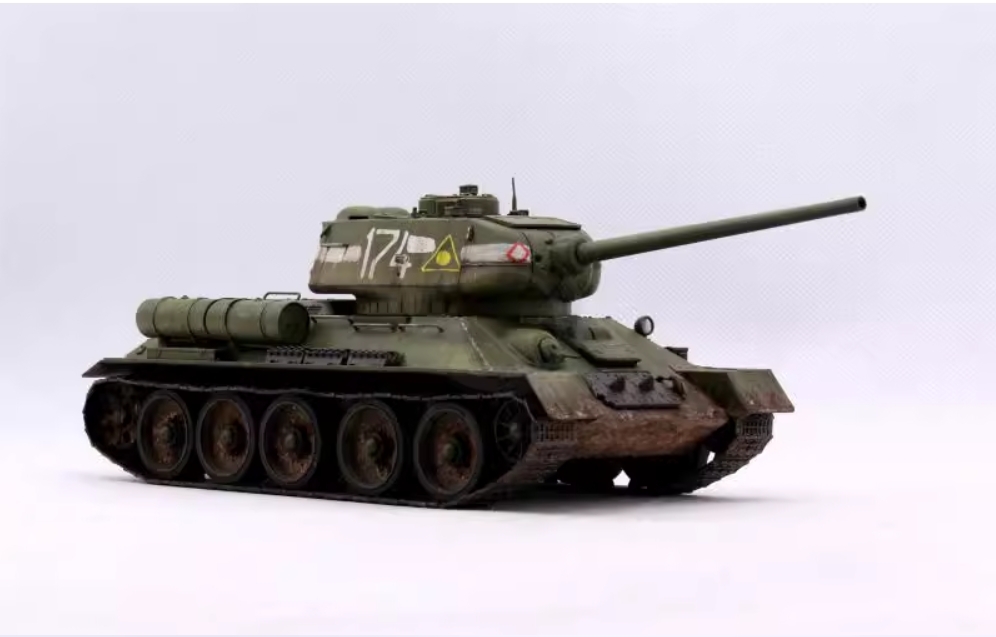 Yahoo!オークション - 1/35 ソビエト T-3485 戦車 組立塗装済完成品