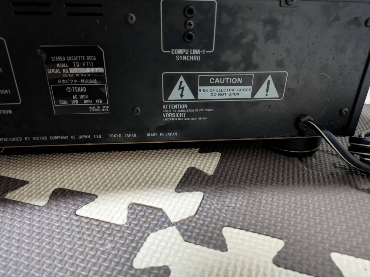 Yahoo!オークション - Victor ビクター カセットデッキ TD-V711