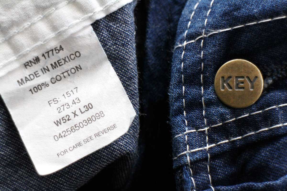 Yahoo!オークション - 00s メキシコ製 KEY Imperial デニム オーバー...