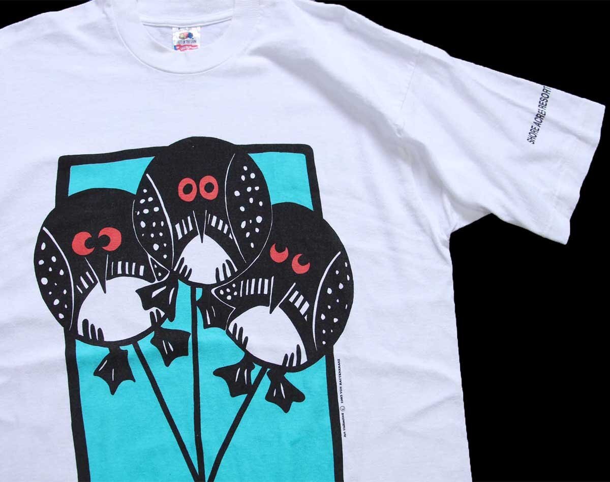 Yahoo!オークション - 90s USA製 BA-LOONY SHORE ACRES RESORT アート...