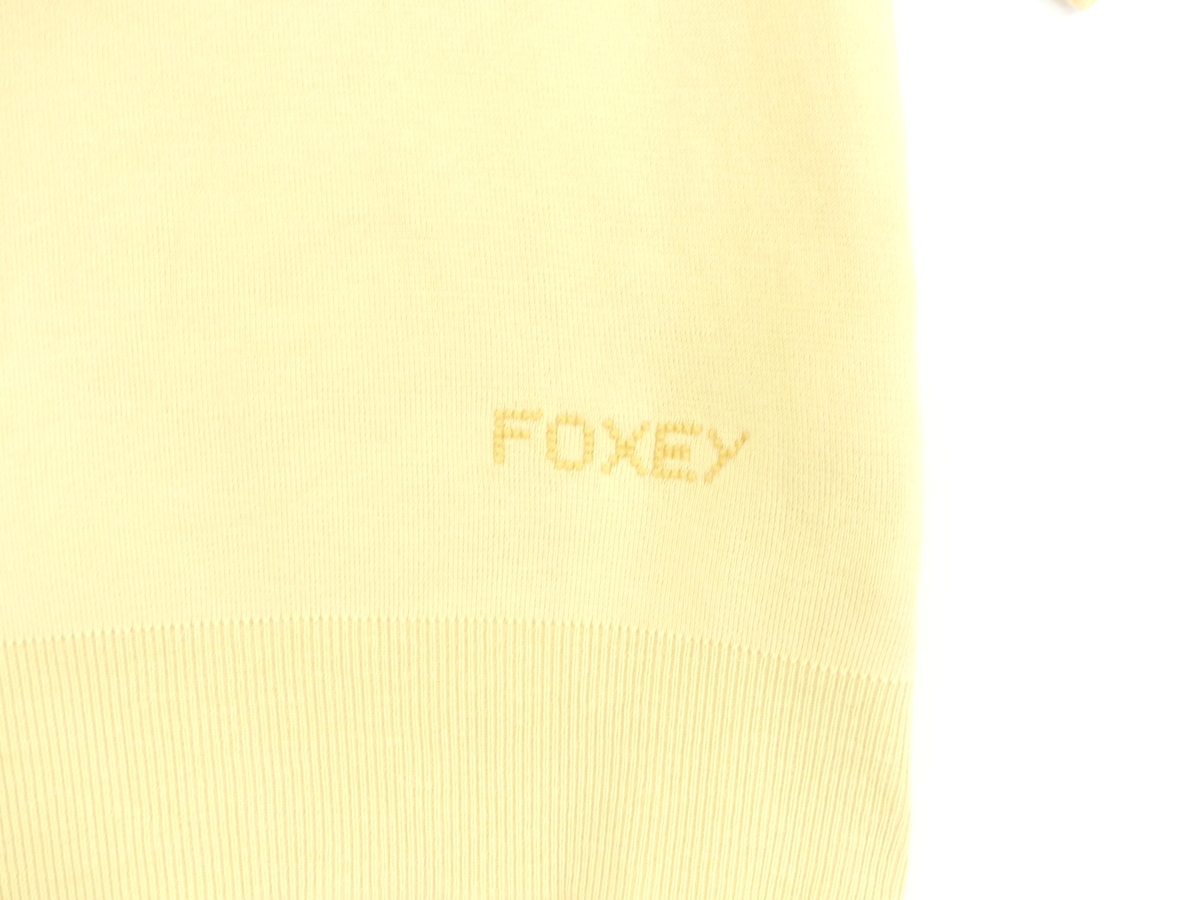 Yahoo!オークション - FOXEY ニットトップス プロヴァンスインディゴ 4...