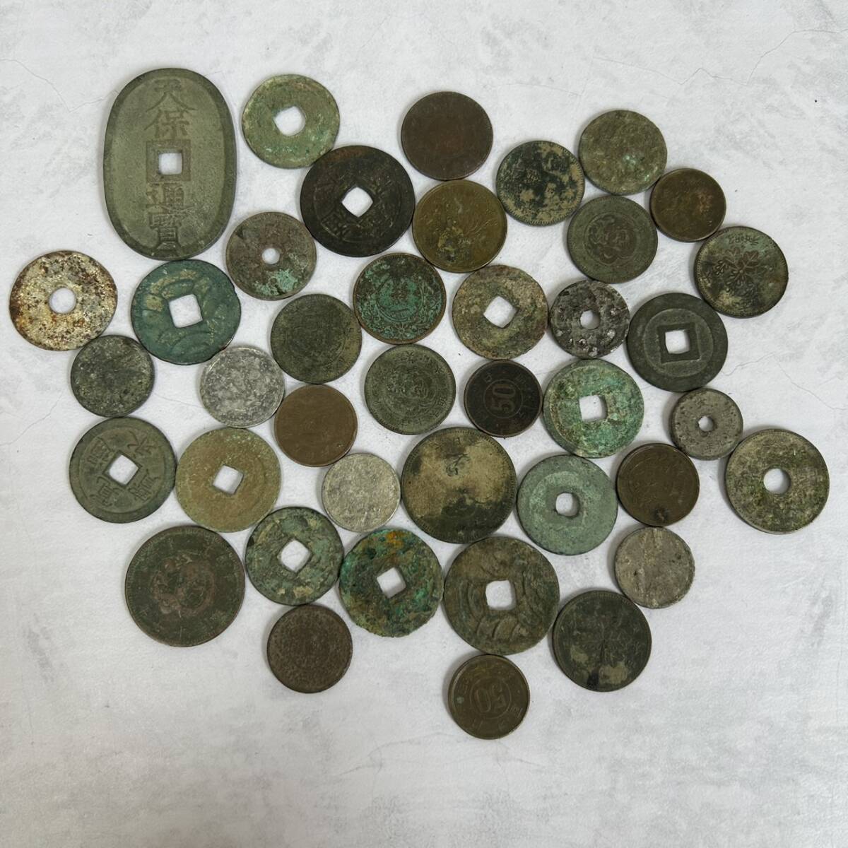 Yahoo!オークション - 【T0520】日本古銭 まとめ 約147g コレクション ...