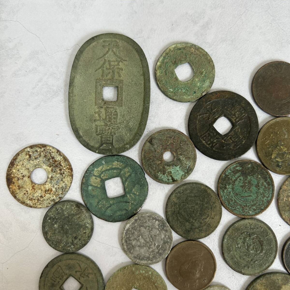 Yahoo!オークション - 【T0520】日本古銭 まとめ 約147g コレクション ...