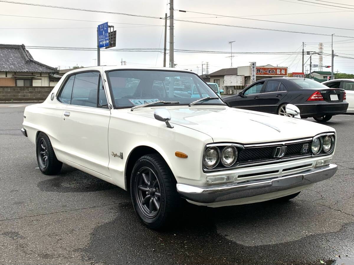 Yahoo!オークション - 昭和46年式 日産 KGC10スカイライン2000GT 2Dr L...