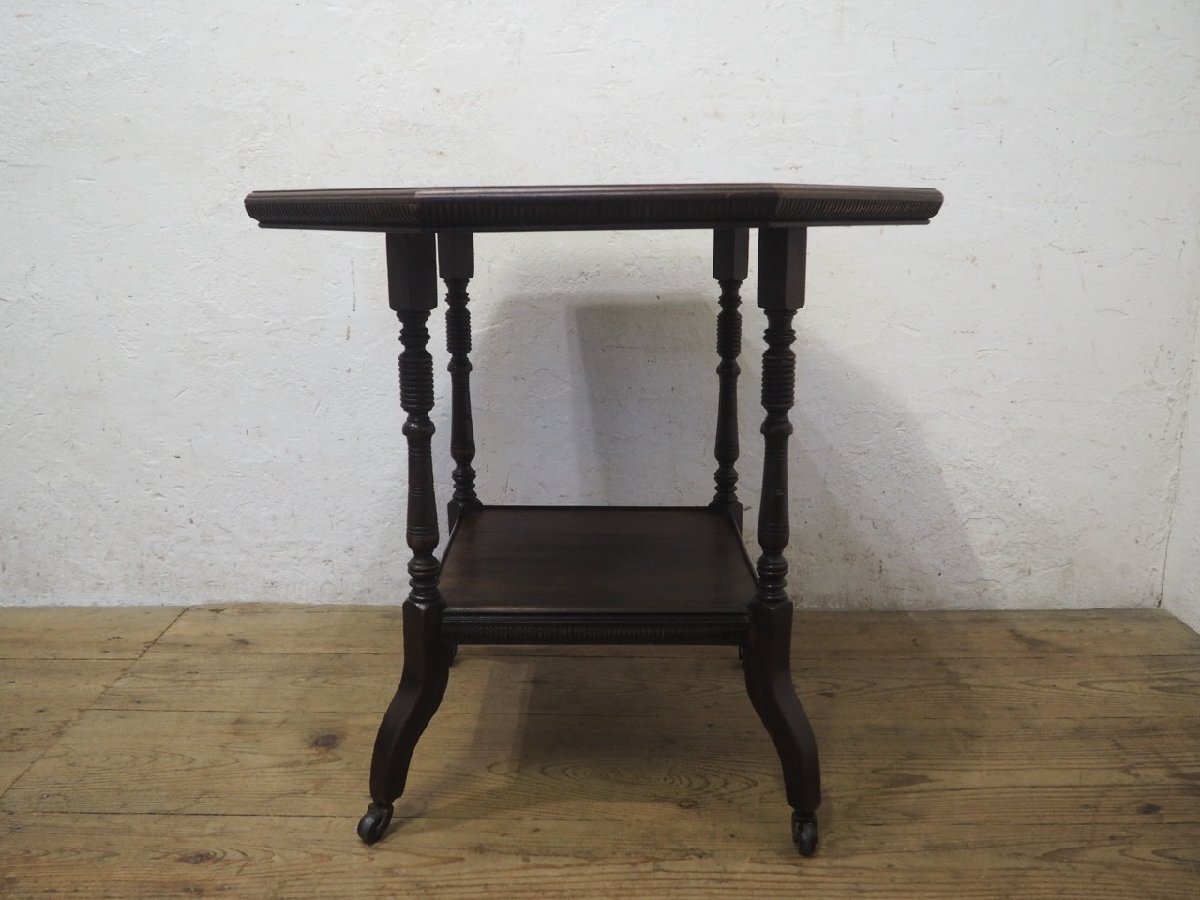 Yahoo!オークション - タL0933 天板W76cm×D75 5cm イギリスアンティー...