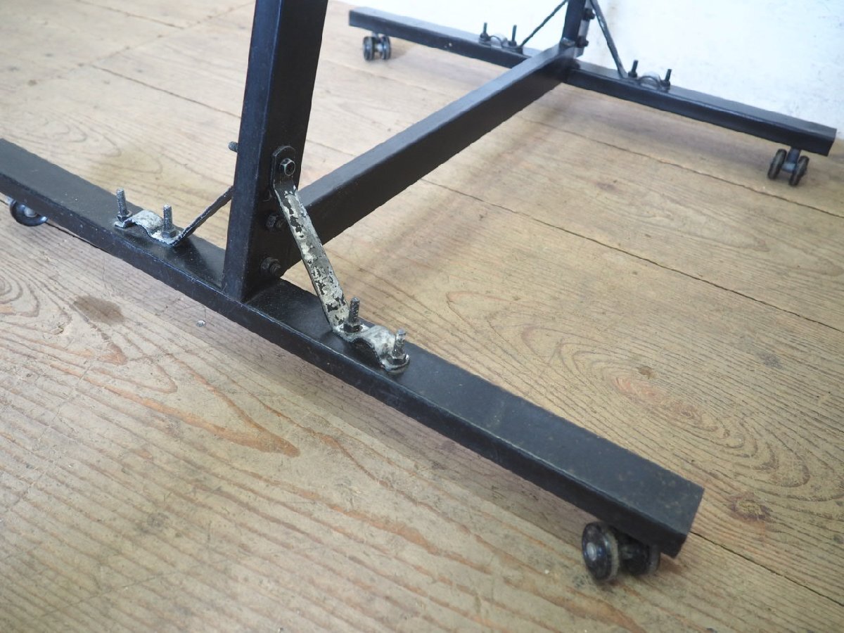 Yahoo!オークション - タ荷J0785 H121cm×W70cm キャスター付き レトロ...