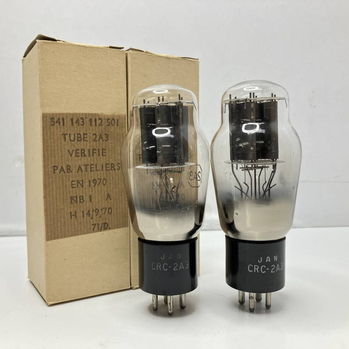 Yahoo!オークション - (志)【未使用】RCA 真空管 JAN CRC 2A3 2本セッ...