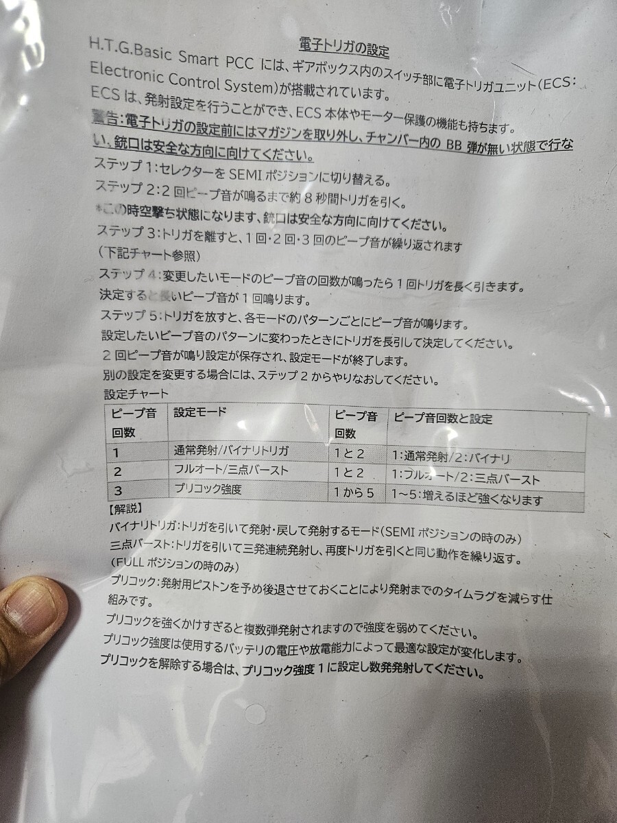Yahoo!オークション - HTGベーシック スマートPCC 電子トリガー 電動ガ...