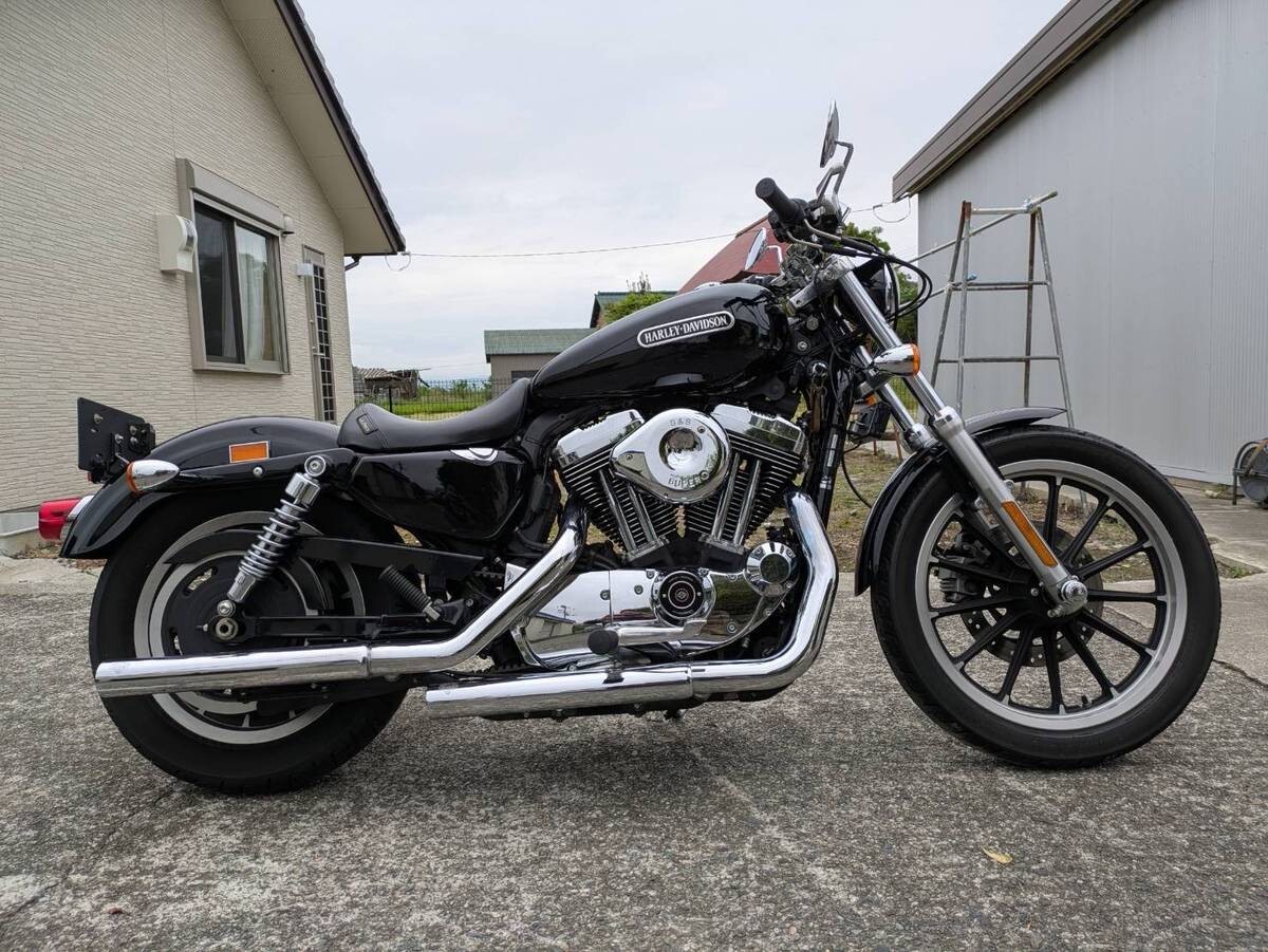 Yahoo!オークション - XL1200L 2010年式 マフラーバンス＆ハインズ Le...