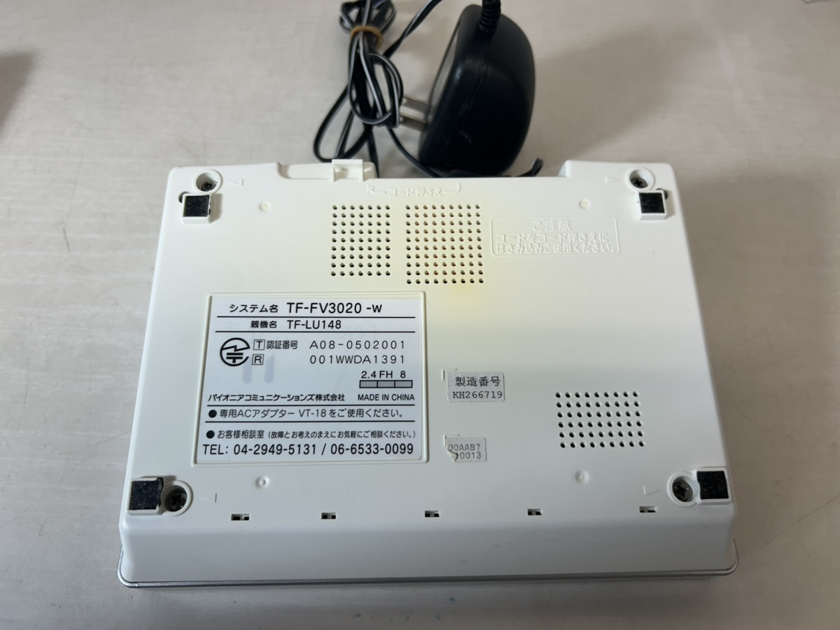 Yahoo!オークション - 9401-10 パイオニア/Pioneer/コードレス留守番電...